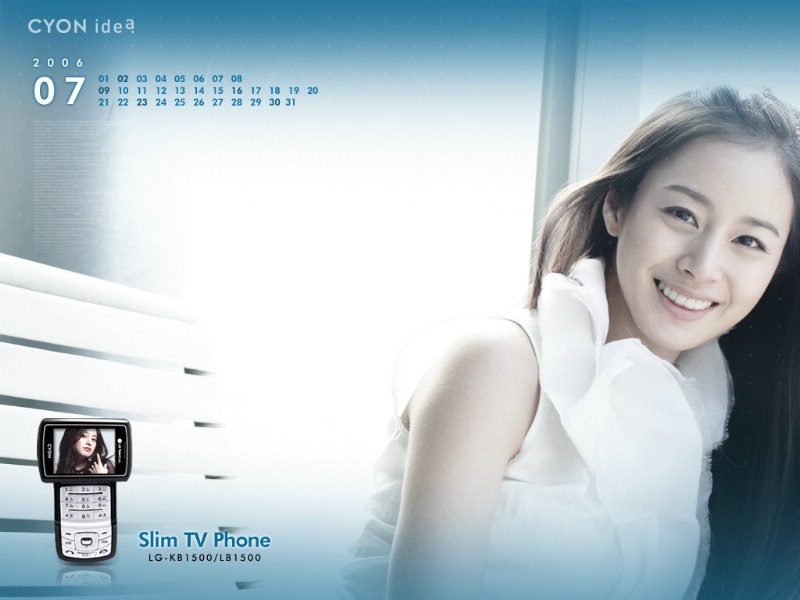 姜东元 金泰熙 玄彬代言的 金泰熙CYON广告壁纸壁纸,韩国LG CYON手机广告月历壁纸壁纸图片-广告壁纸-影视图片素材-桌面壁纸